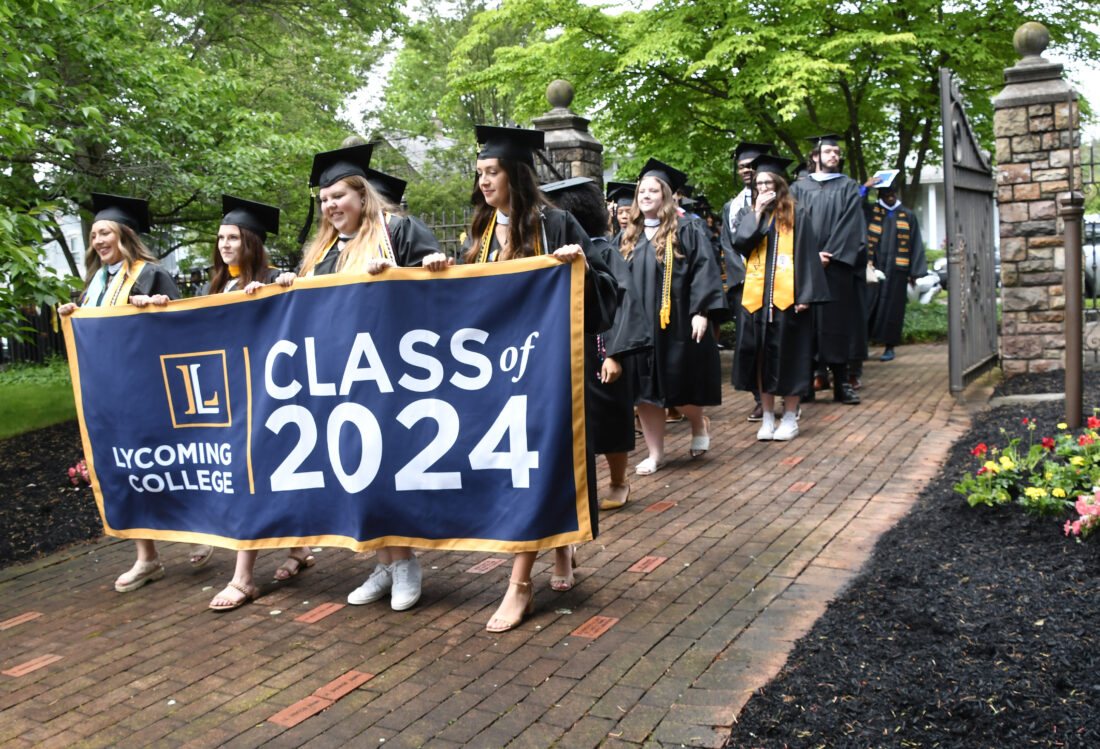 Diverse Class of 2024 marches at Lycoming College | News, Sports, Jobs ...